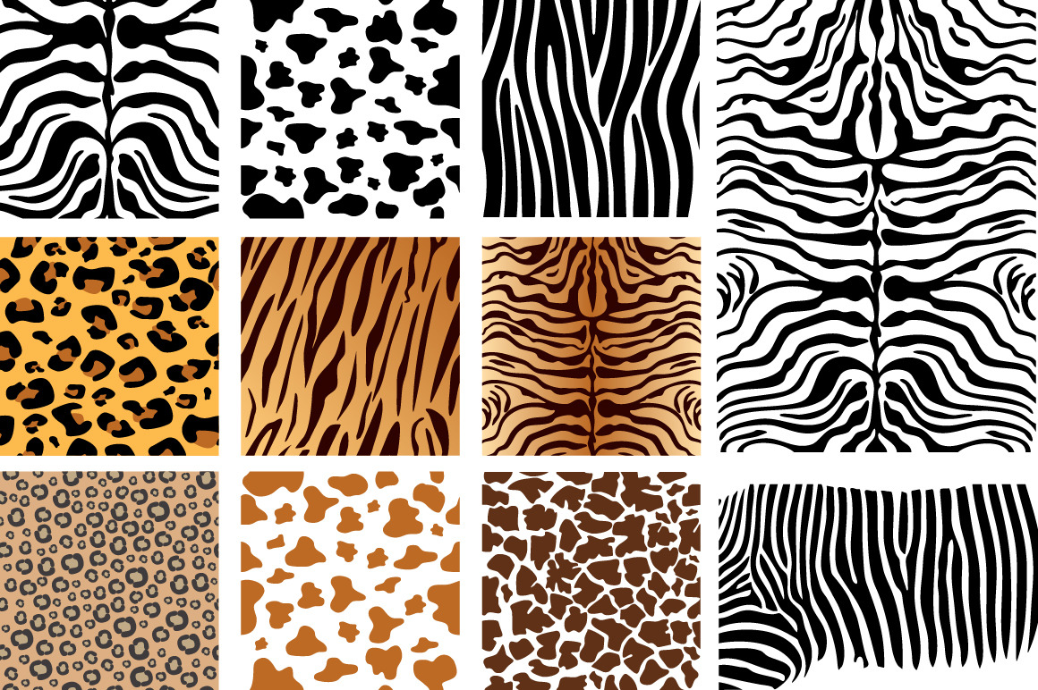 Vector Animal Skins, a Pattern Graphic by Seyyahil