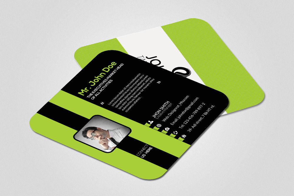 Mini Social Card Template, a Business Card Template by Psd Templates ...