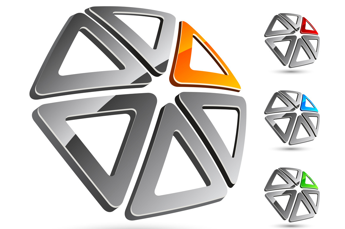 Bright high-quality 3d logo, a Branding & Logo Template by Vjom