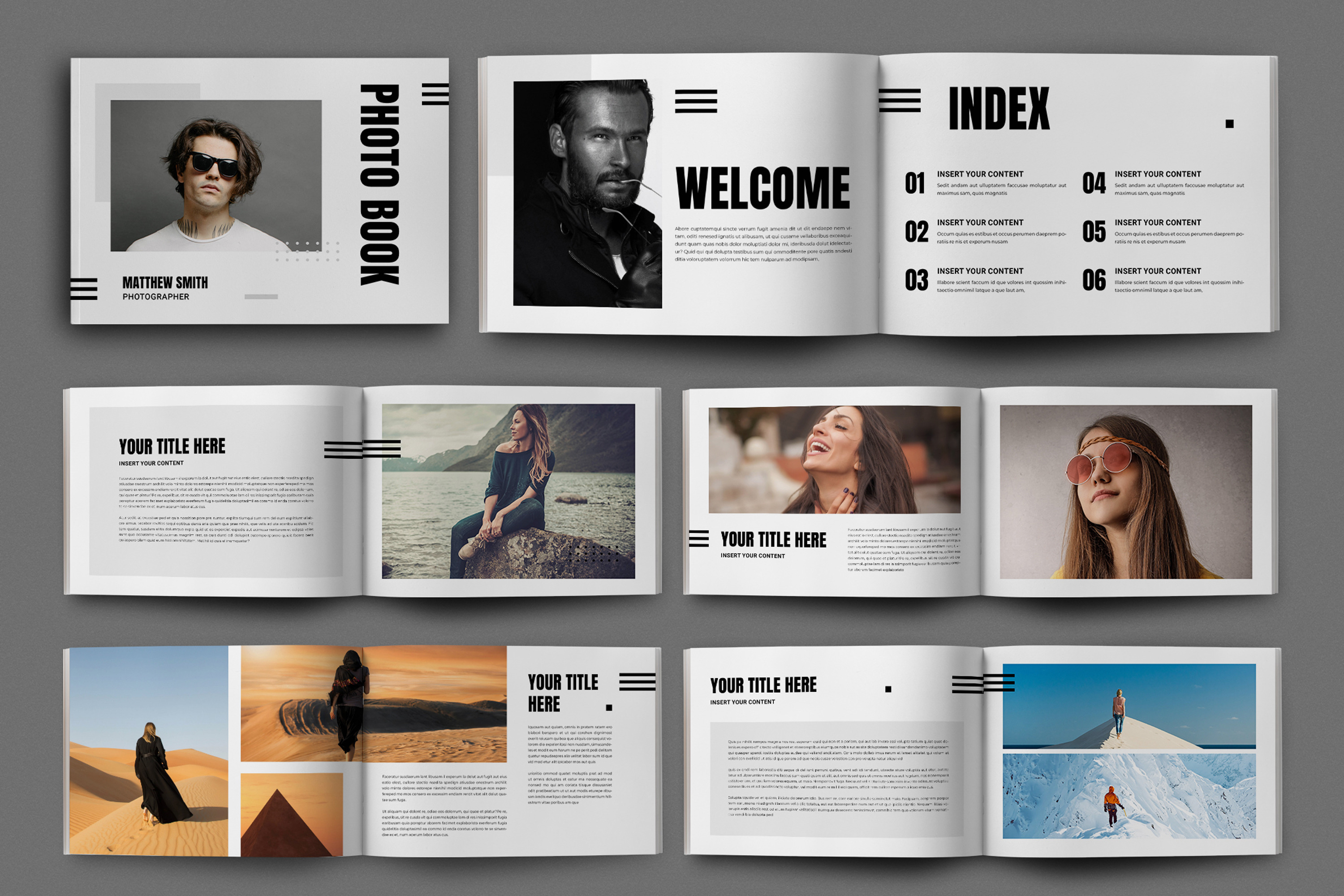 Look Book Layout
