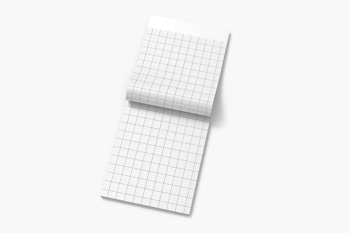Realistic Notepad Mockup Template