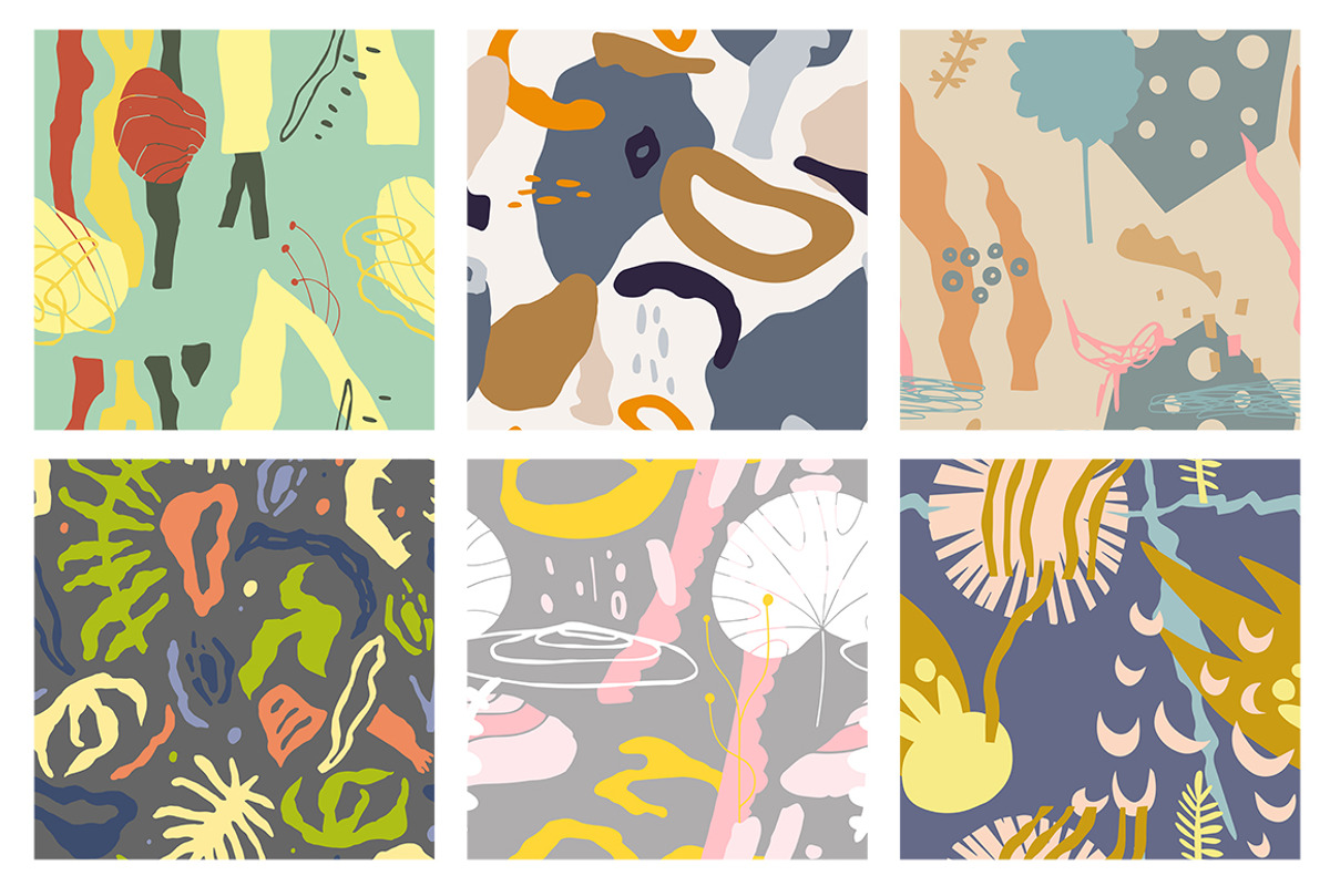 24 MODERN ART PATTERNS, a Pattern Graphic by Yurta | Creative Market