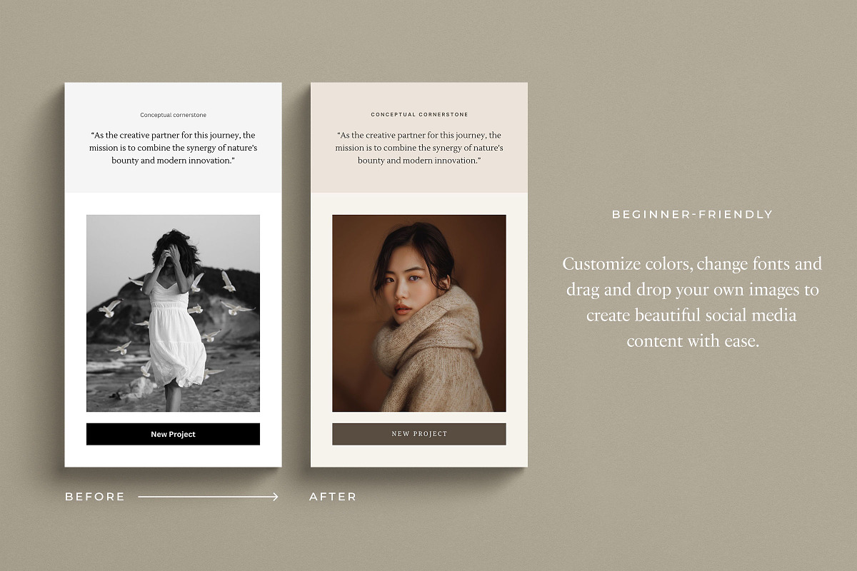 Canva Social Media Bundle, a Social Media Template by Ruben Stom