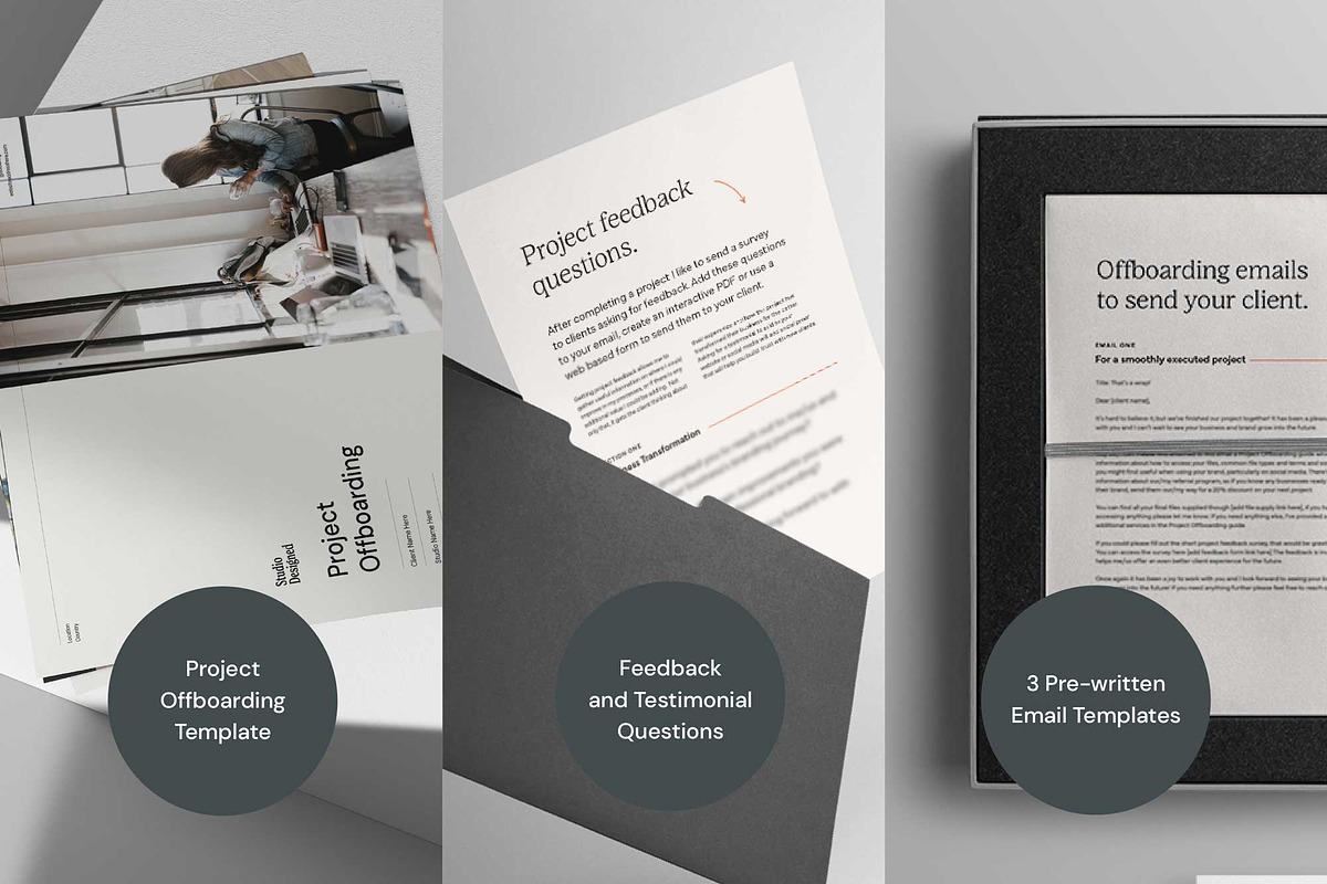 Project Offboarding Template, a Branding & Logo Template by Hannah ...