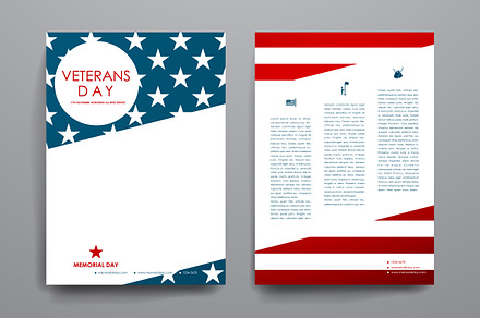 President's Day brochures, a Brochure Template by Palau