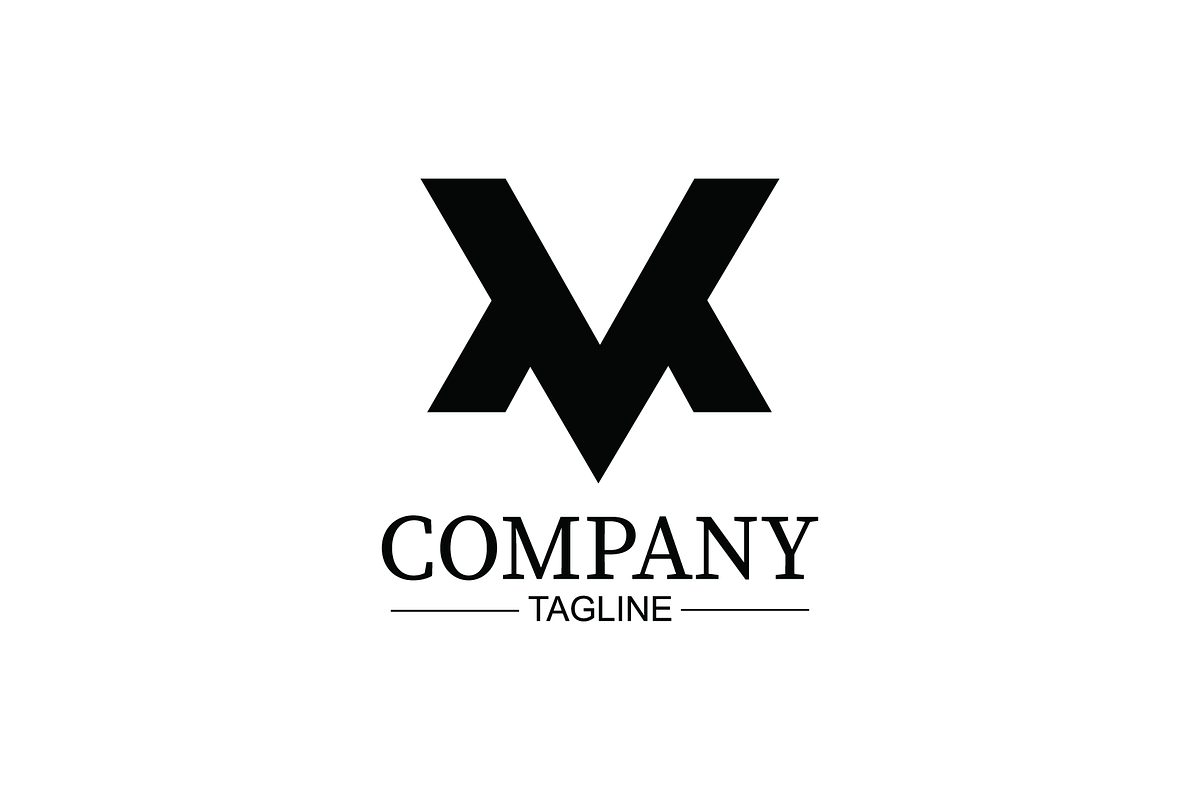 Letter VM Monogram Logo, a Branding & Logo Template by Design House ...