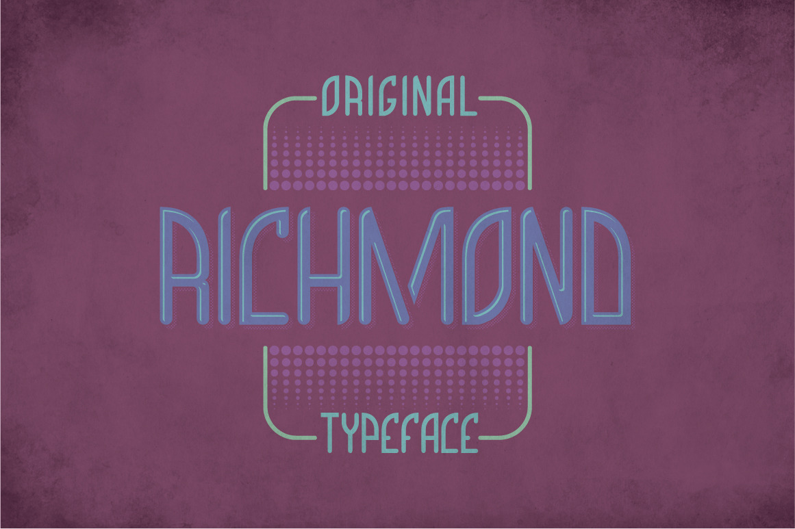 Richmond Label Typeface, a Serif Font by Anton Antipov | Creative Market
