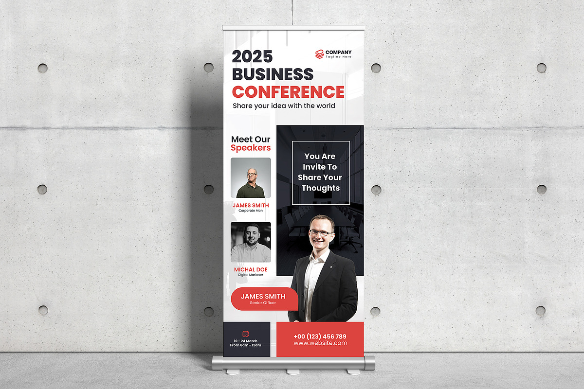 Conference Roll-up Banner