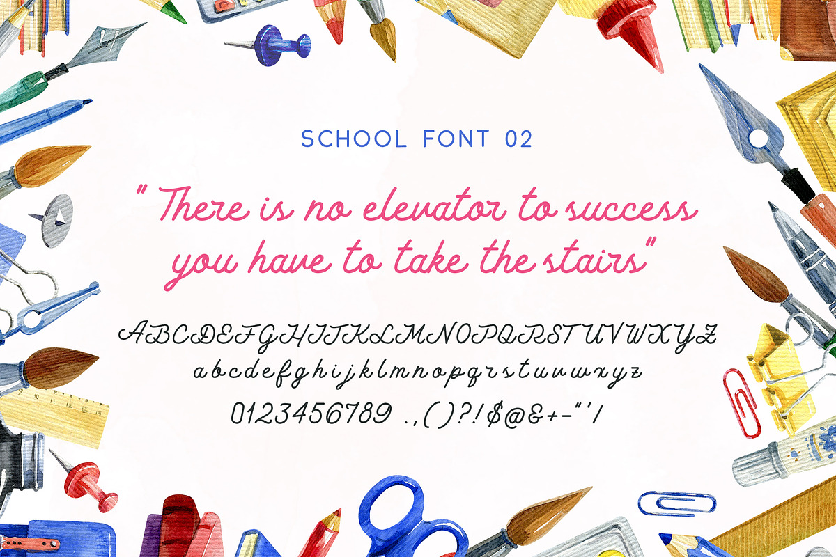 Back to School Font Bundle, a Font by Salt & Pepper Designs