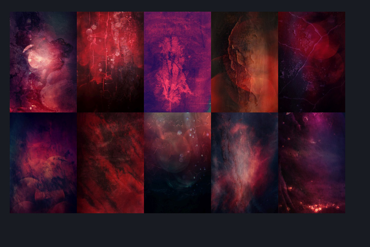 10 Textures - Blood Moon, a Texture Graphic by Sirius-sdz