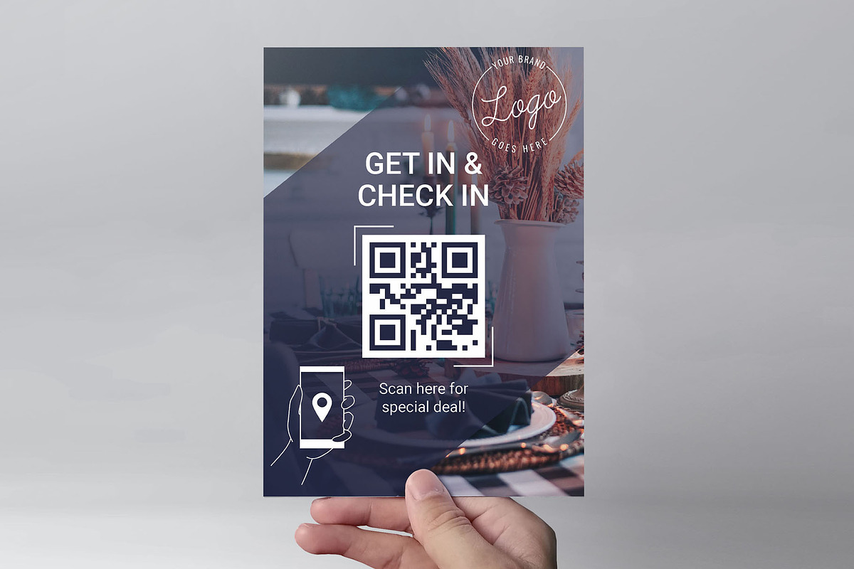 QR Code Flyer Templates Vol.3, a Flyer Template by BrandPacks