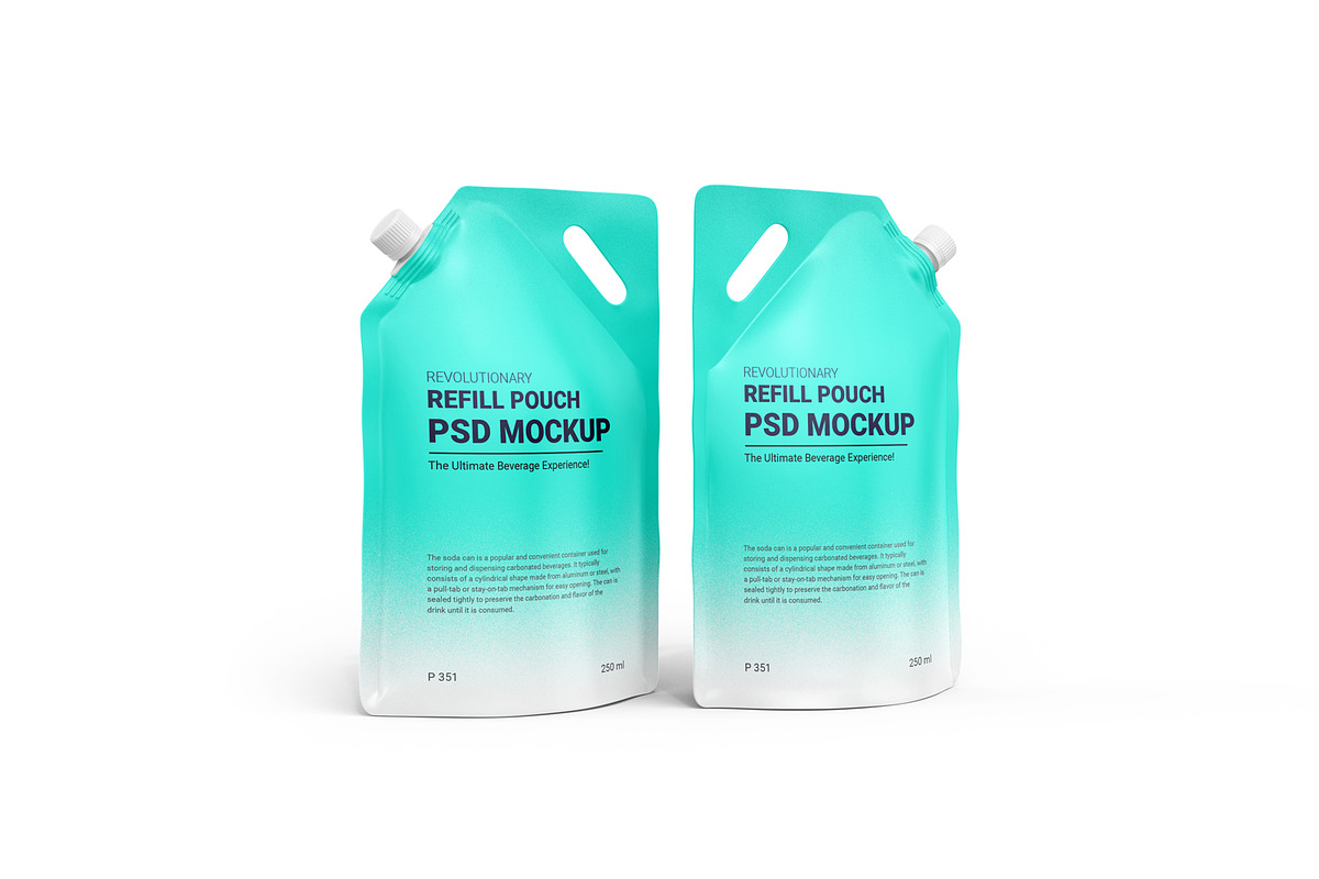 Refill Pouch Bag Mockup