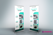 Tech Products Roll Up Banner - v039, a Presentation Template by Creatricks