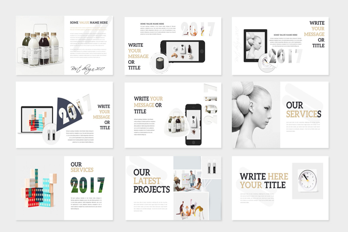 Clean Powerpoint Presentation, a Presentation Template by SlideBester
