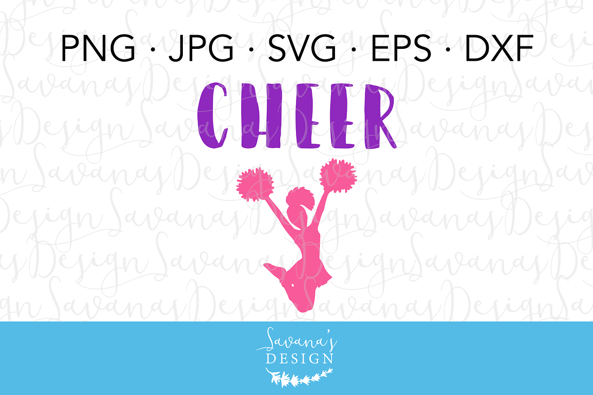 Cheerleading Vector Files, an Education Illustration by SavanasDesign