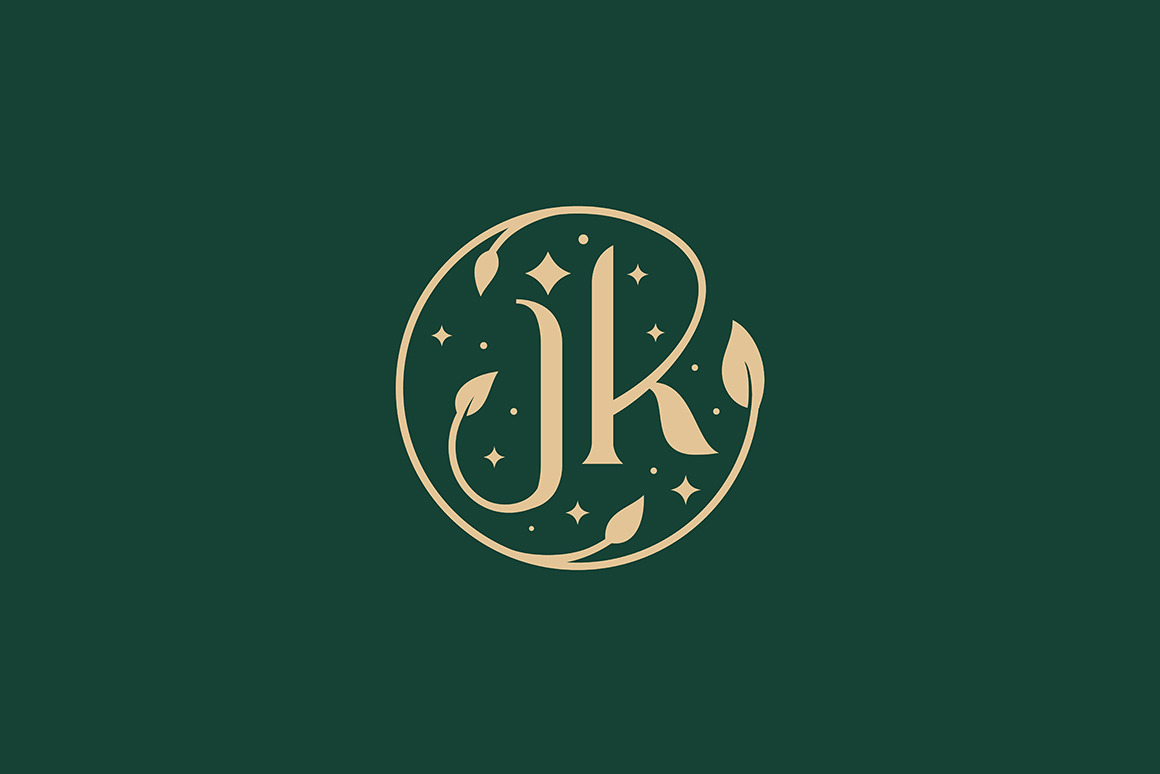 beauty letter JK logo design, a Design Template by boriman05