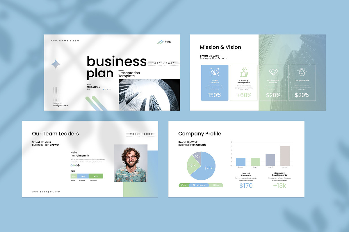 Business Plan Template, a Presentation Template by Creative-Work
