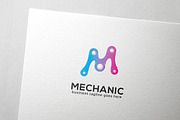 Mechanic Letter M Logo, a Branding & Logo Template by Slim Studio