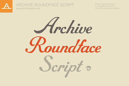 Archive Autograph Script, a Script Font by Archive Type Fonts