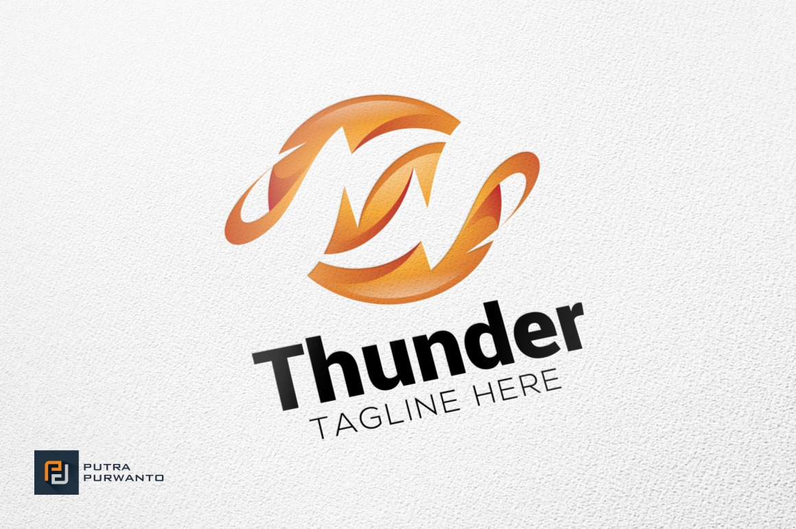 Thunder - Logo Template | Branding & Logo Templates ~ Creative Market