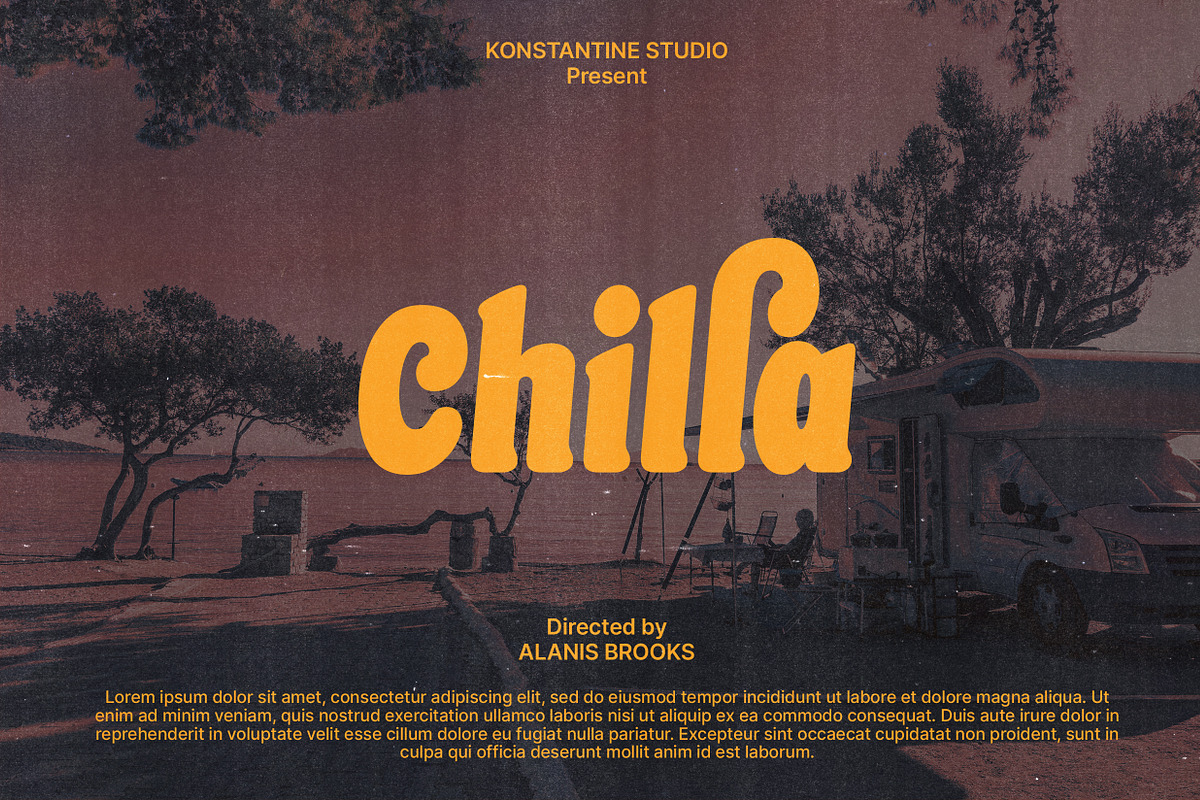 Klagia - Vintage Retro Pop Fonts, a Font by Konstantine Studio