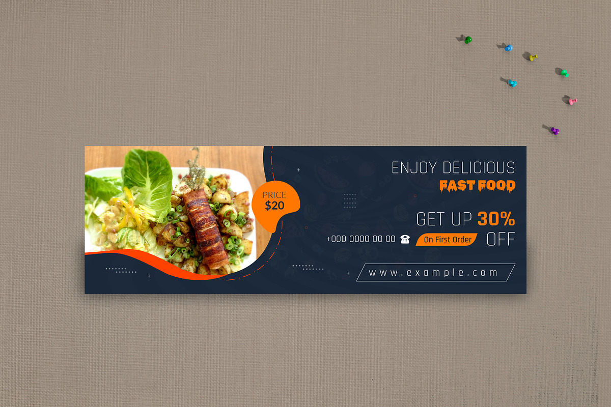 Food Sliders & Feature Templates, a Flyer Template by MRI STUDIO