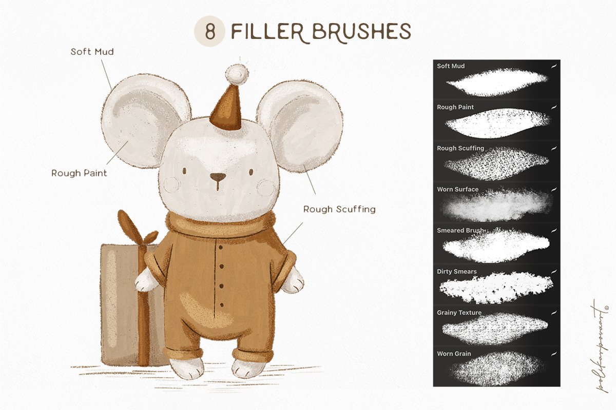 Procreate Brushes & Canvas Funny Art