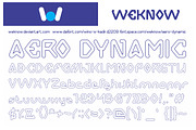 aero dynamic font