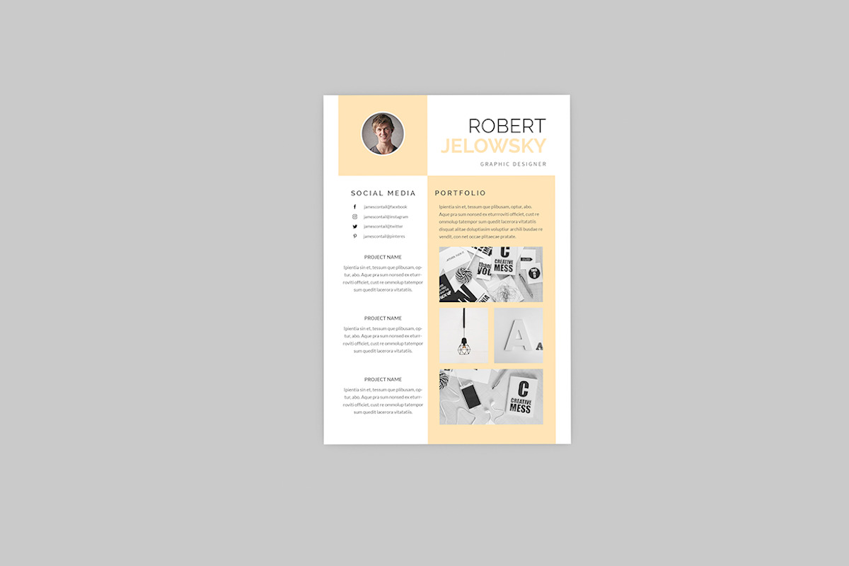 Robert Resume Designer, a Resume Template by AQR Studio