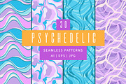 PSYCHEDELIC surreal patterns, a Pattern Graphic by Lena Nikolaeva ...