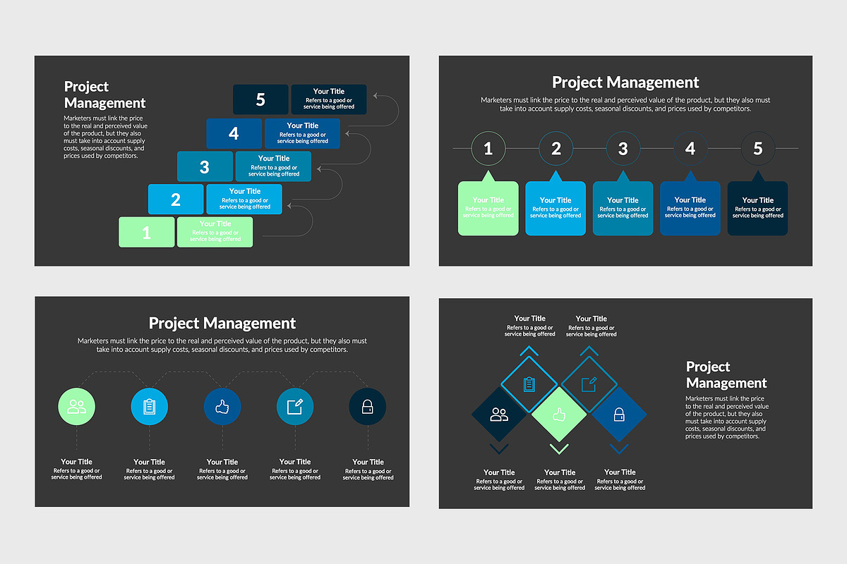 Project Management Template, a Presentation Template by slidequest