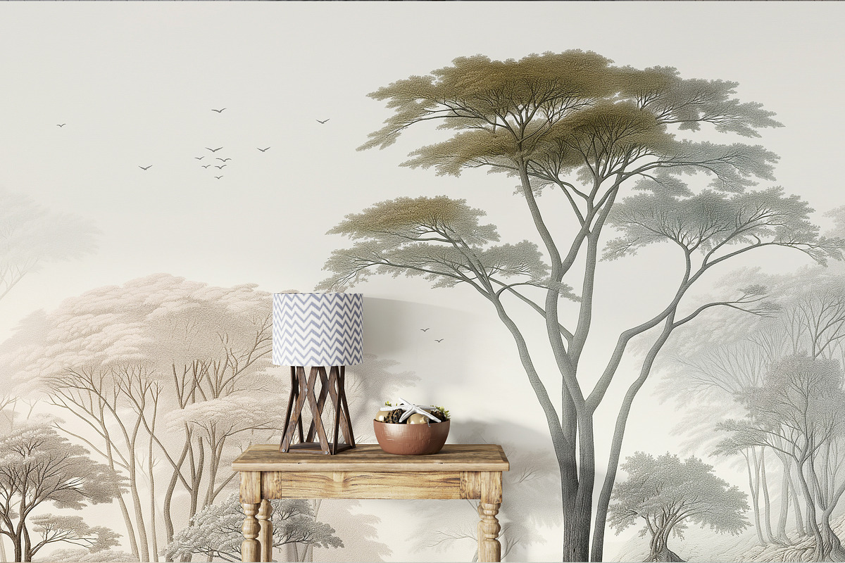 Medieval Pastoral Scenery Wallpaper