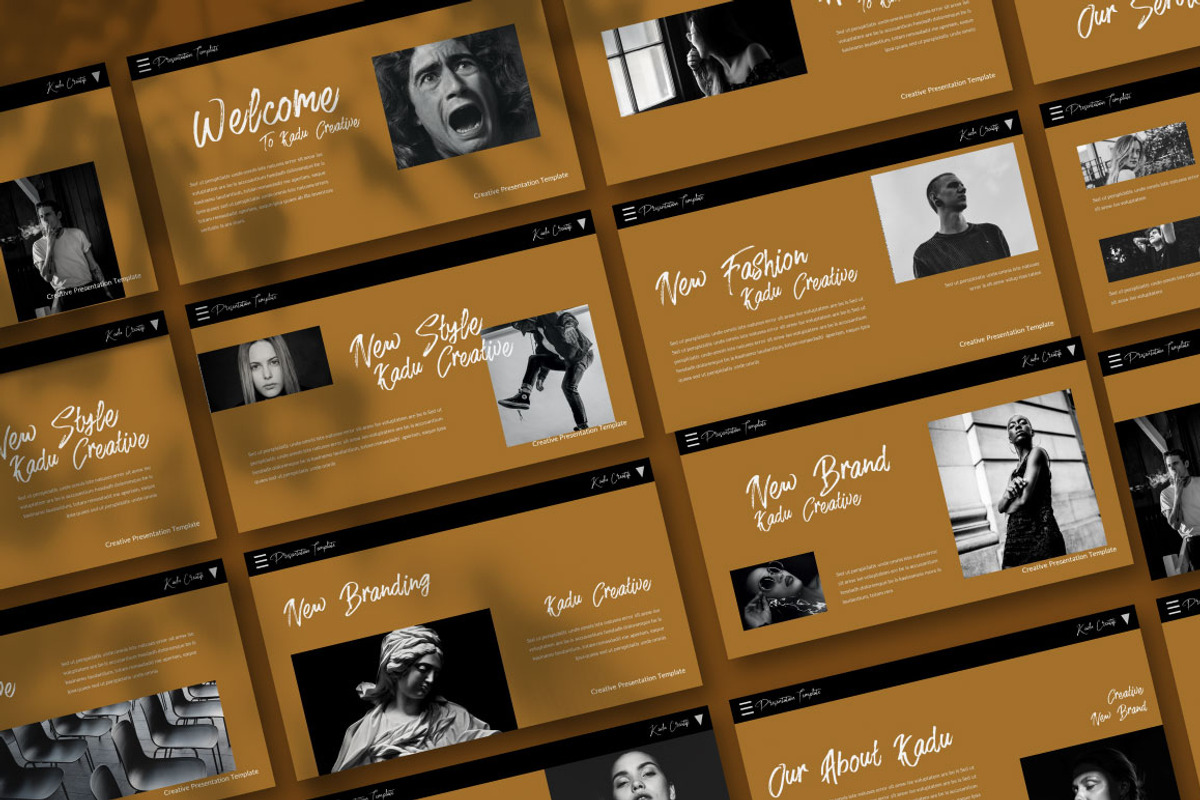 Kadu Creative Powerpoint Template, a Presentation Template by nyilstudio