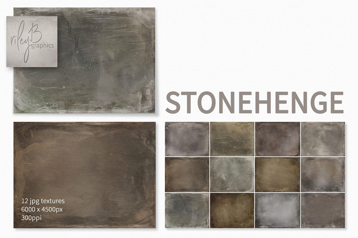 Stonehenge Textures, a Texture Graphic by rileyBgraphics | Creative Market