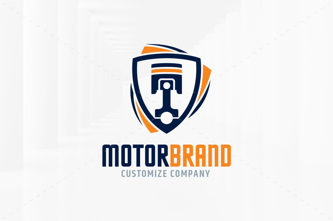 Motor Brand Logo Template, a Branding & Logo Template by LOGOMAGINE