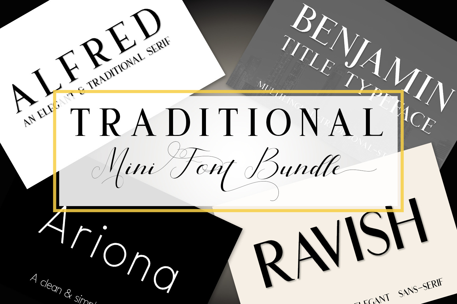 Traditional Mini Font Bundle, a Sans Serif Font by Kristy Hatswell