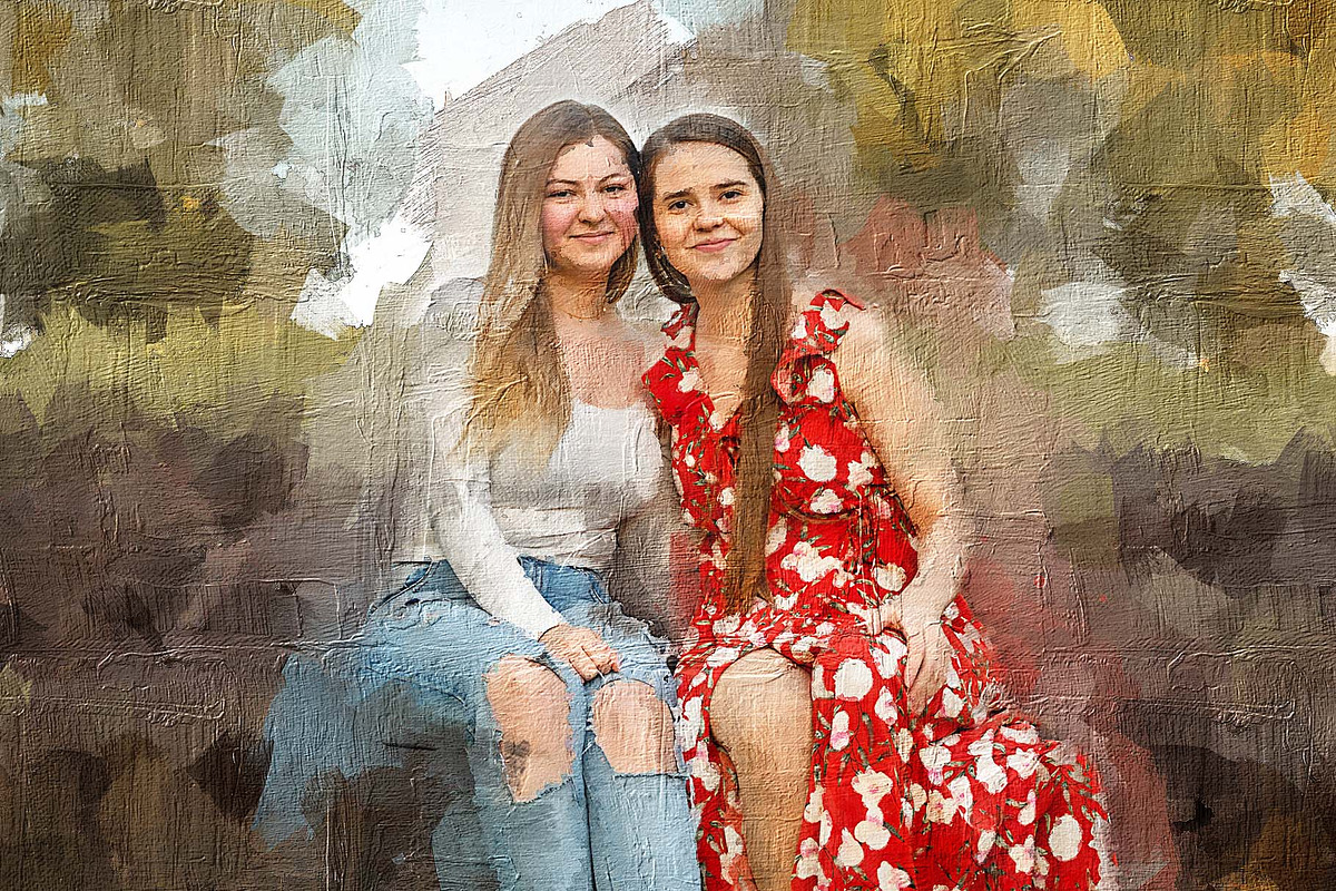 Easy Acrylic Paints Photoshop Actions