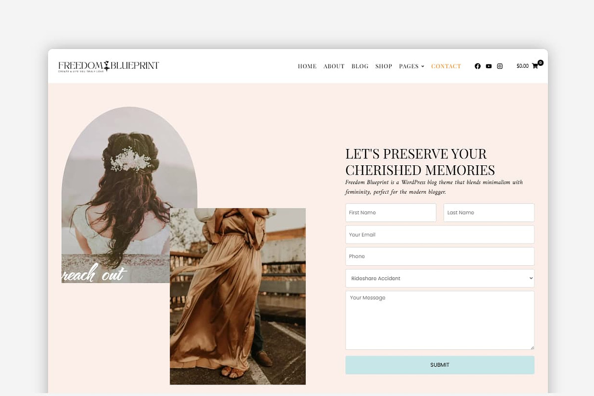 Freedom Blueprint – WP Blog Theme, a WordPress Template by Your Theme Shop