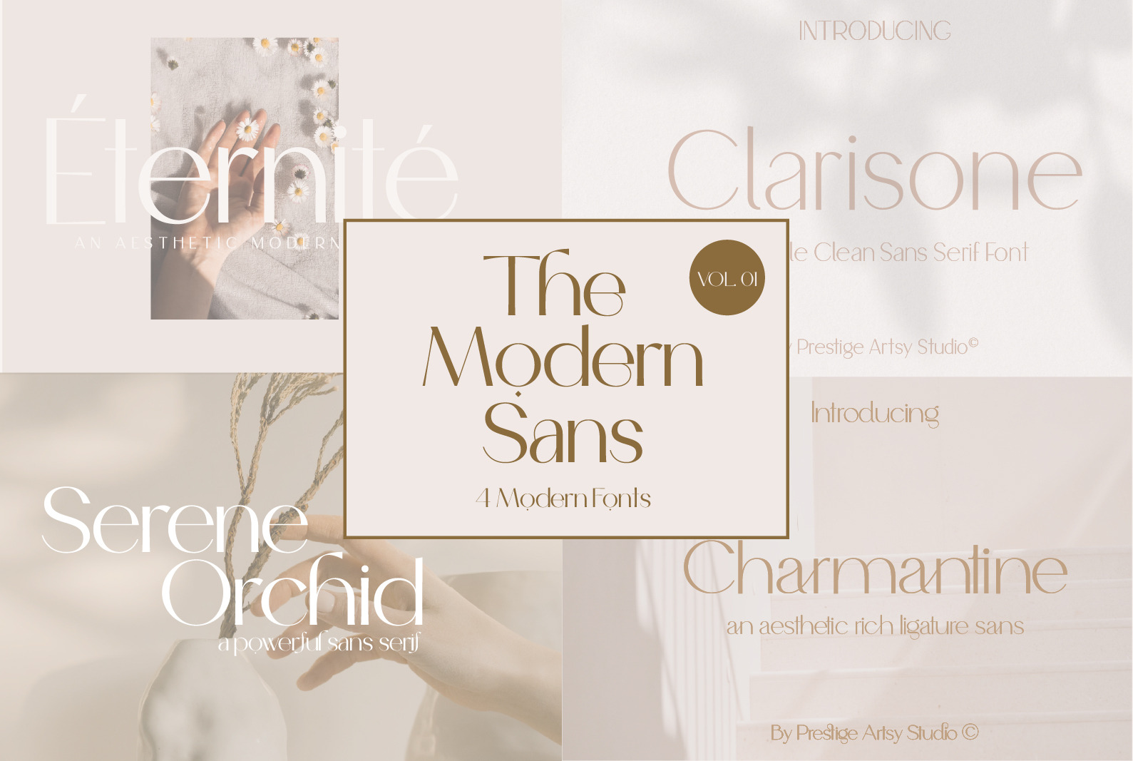 The Modern Stylish Sans Serif Bundle, a Sans Serif Font by Prestige ...