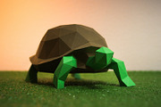 DIY Turtle 3D model template, a Graphic by PolyFish