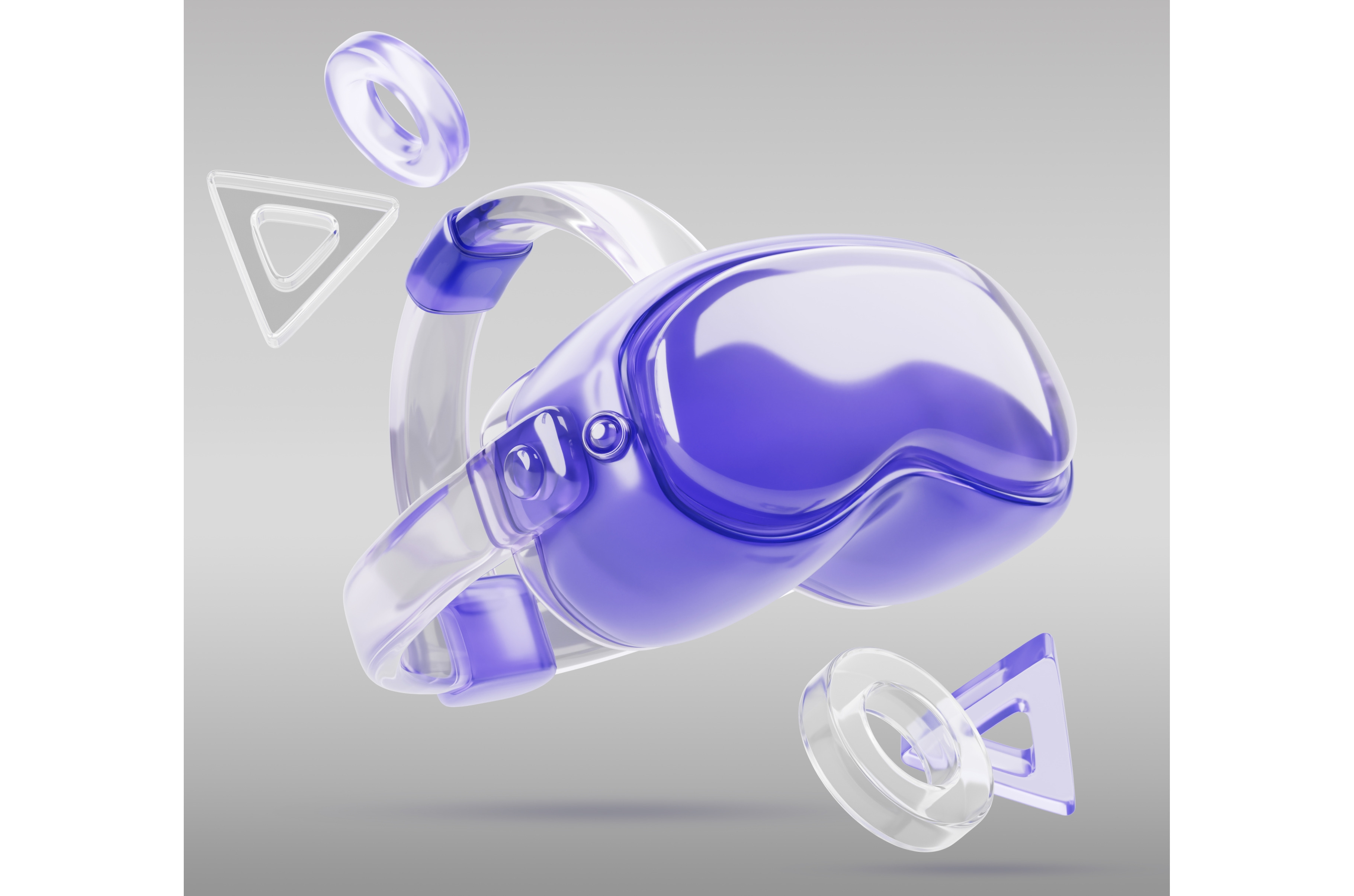 VR headset 3d icon, virtual reality, an Object 3D Model by Marozhkastudio