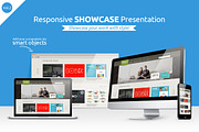 Responsive Showcase Presentation V2, an iPhone Mockup by ydlabs