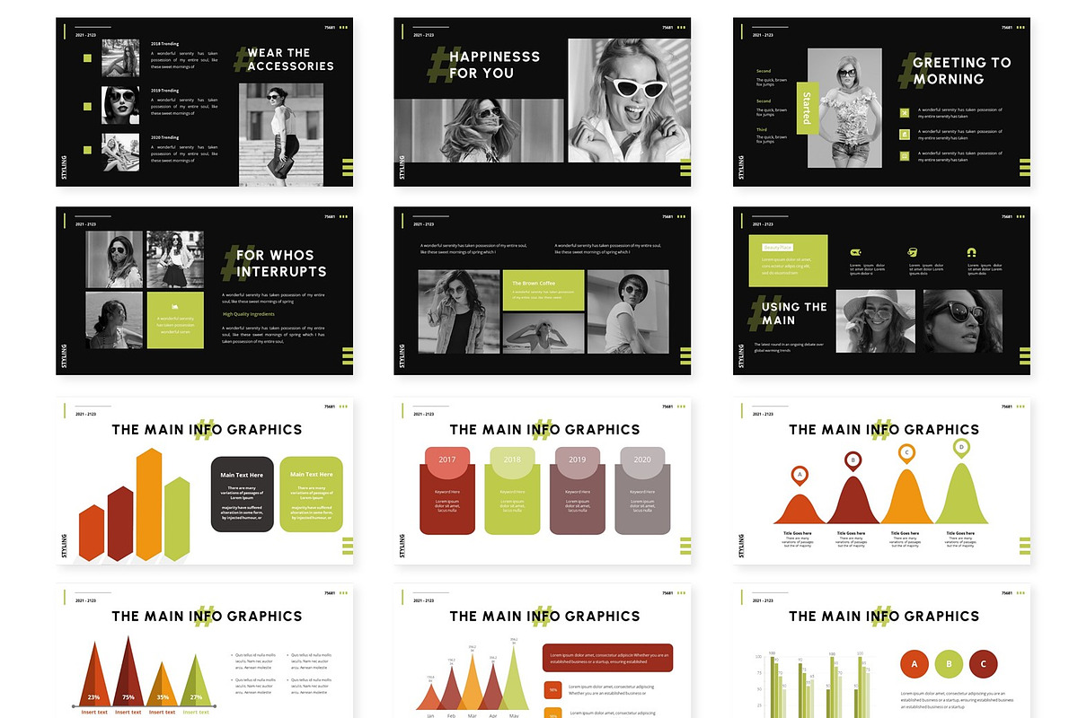 Wear Sunglass - Powerpoint Template, a Presentation Template by AQR Studio