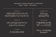 Meloso Variable Hand Drawn Typeface, a Sans Serif Font by Rachel Kick