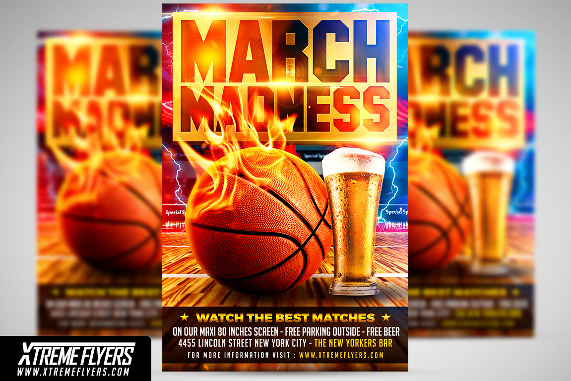Basketball Flyer Template, a Flyer Template by XtremeFlyers
