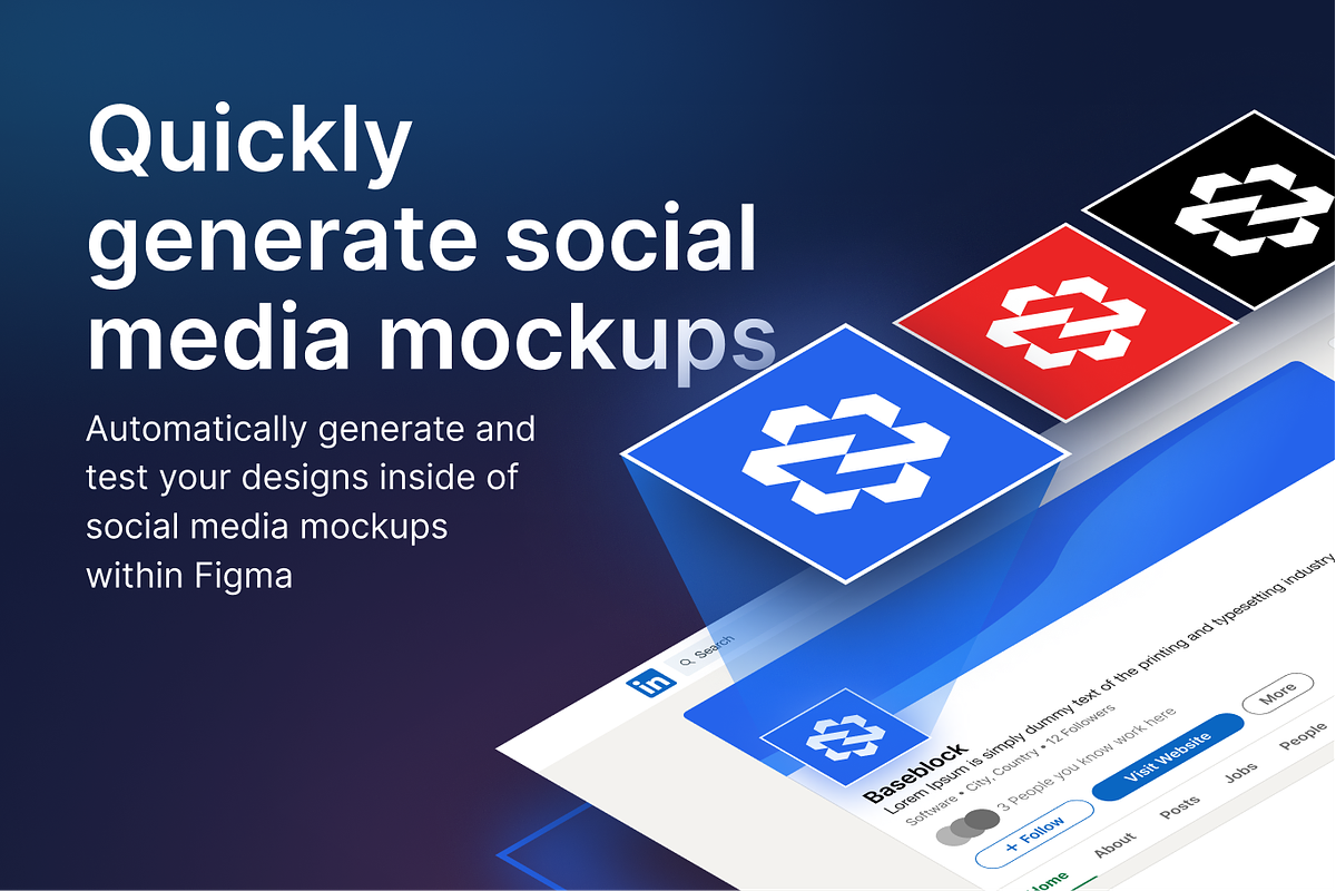 Social Media Asset Kit for Figma