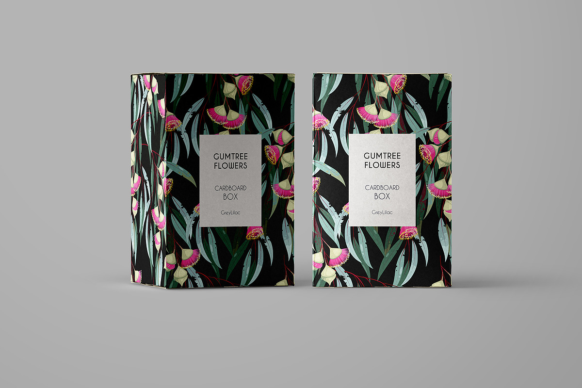 Gumtree Pattern, a Pattern Graphic by GreyLilac