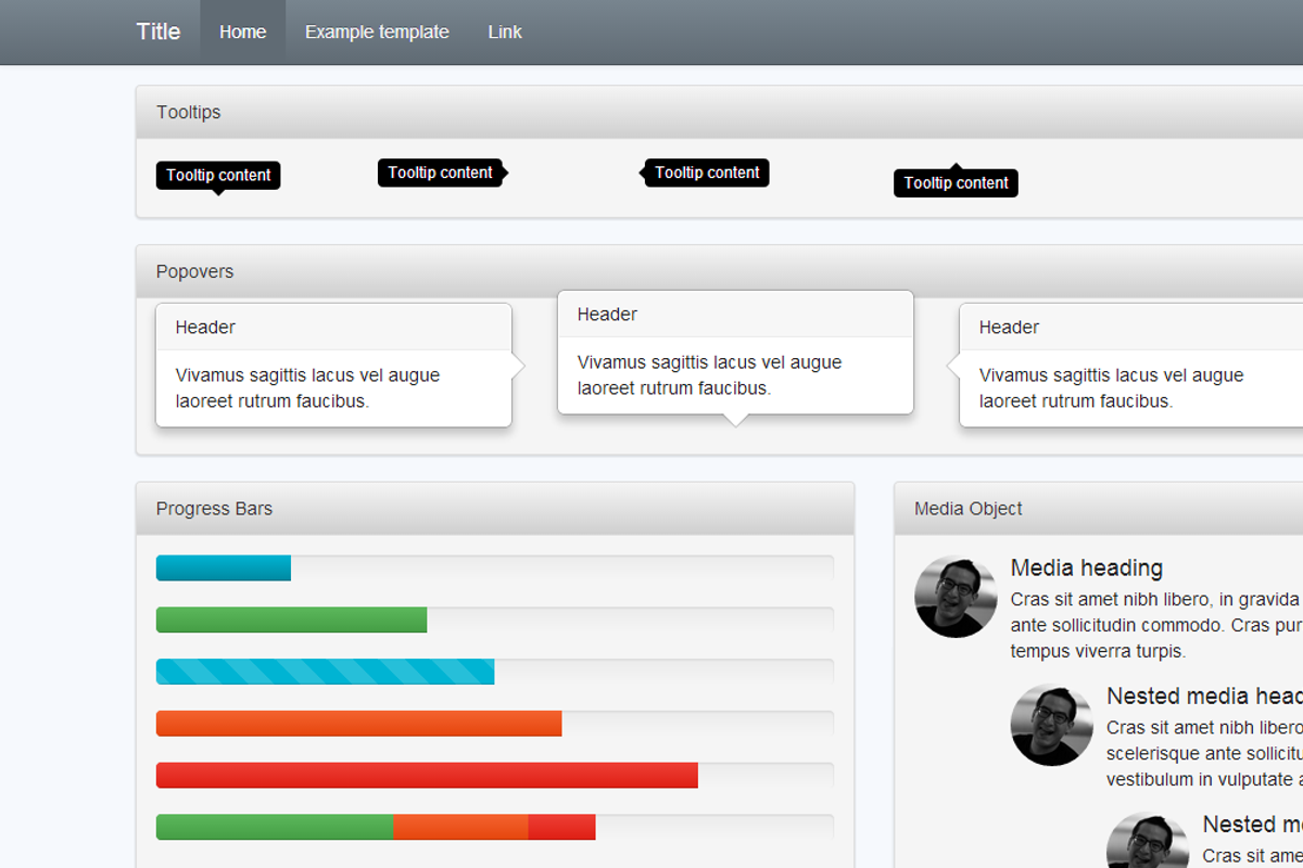 Bootstrap 3.0. v. theme Classic Plus, a Bootstrap Template by Bootstraptor