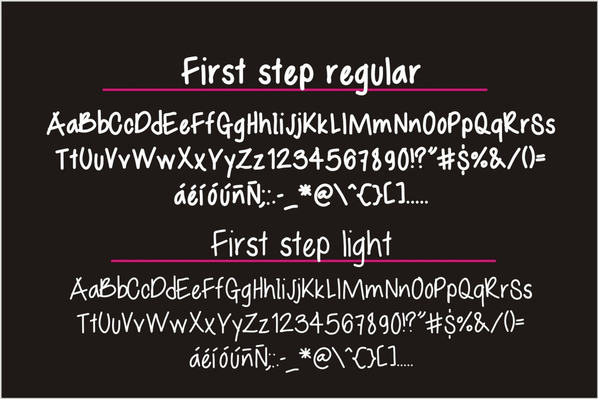 First Step Fonts, a Script Font by Fonts & Printables