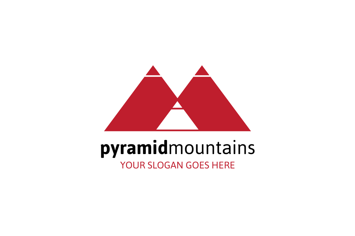 Pyramid Mountains Logo - Letter M, a Branding & Logo Template by MLJ ...